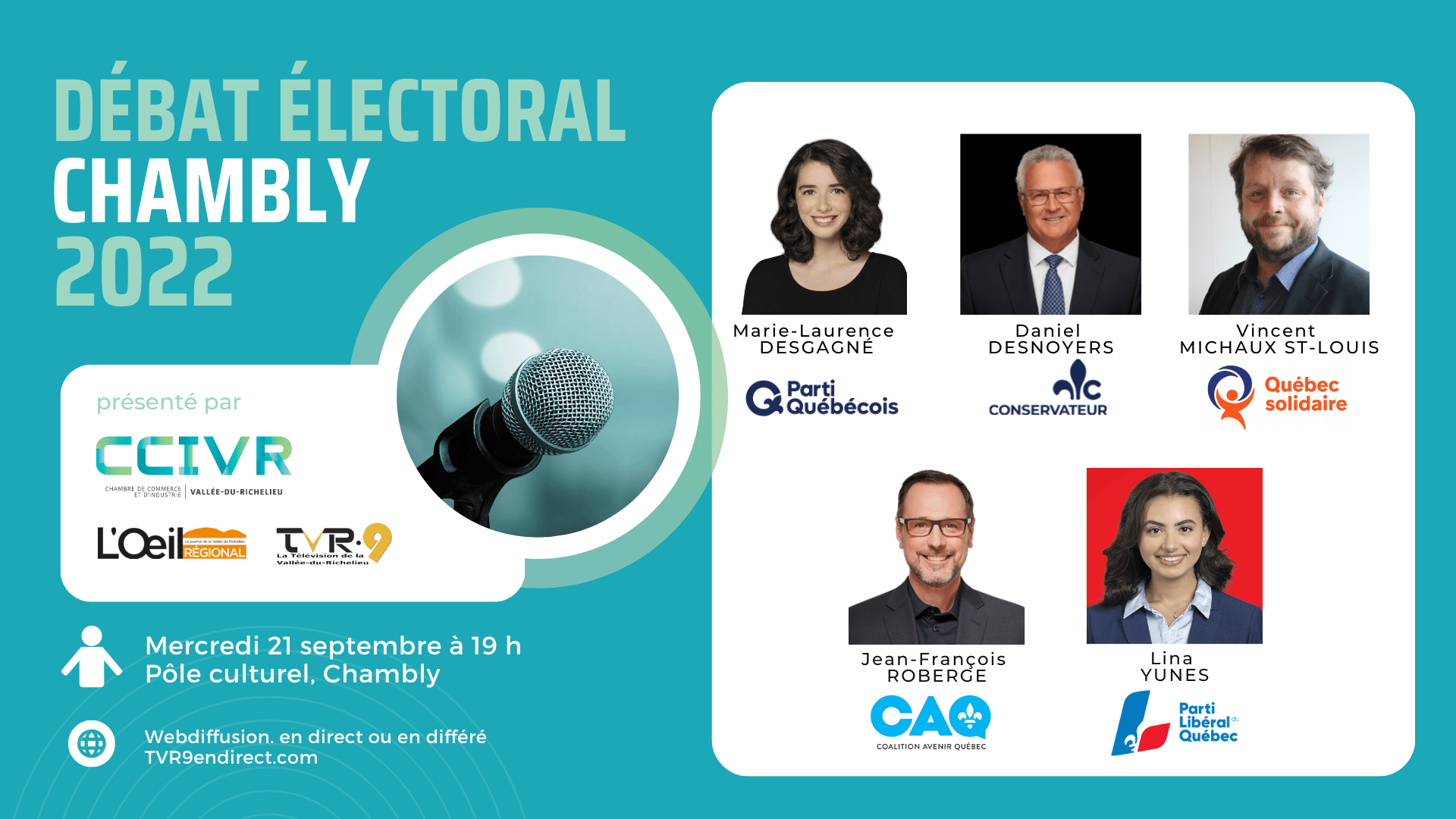 Campagne électorale provinciale 2022 – Ville de Carignan