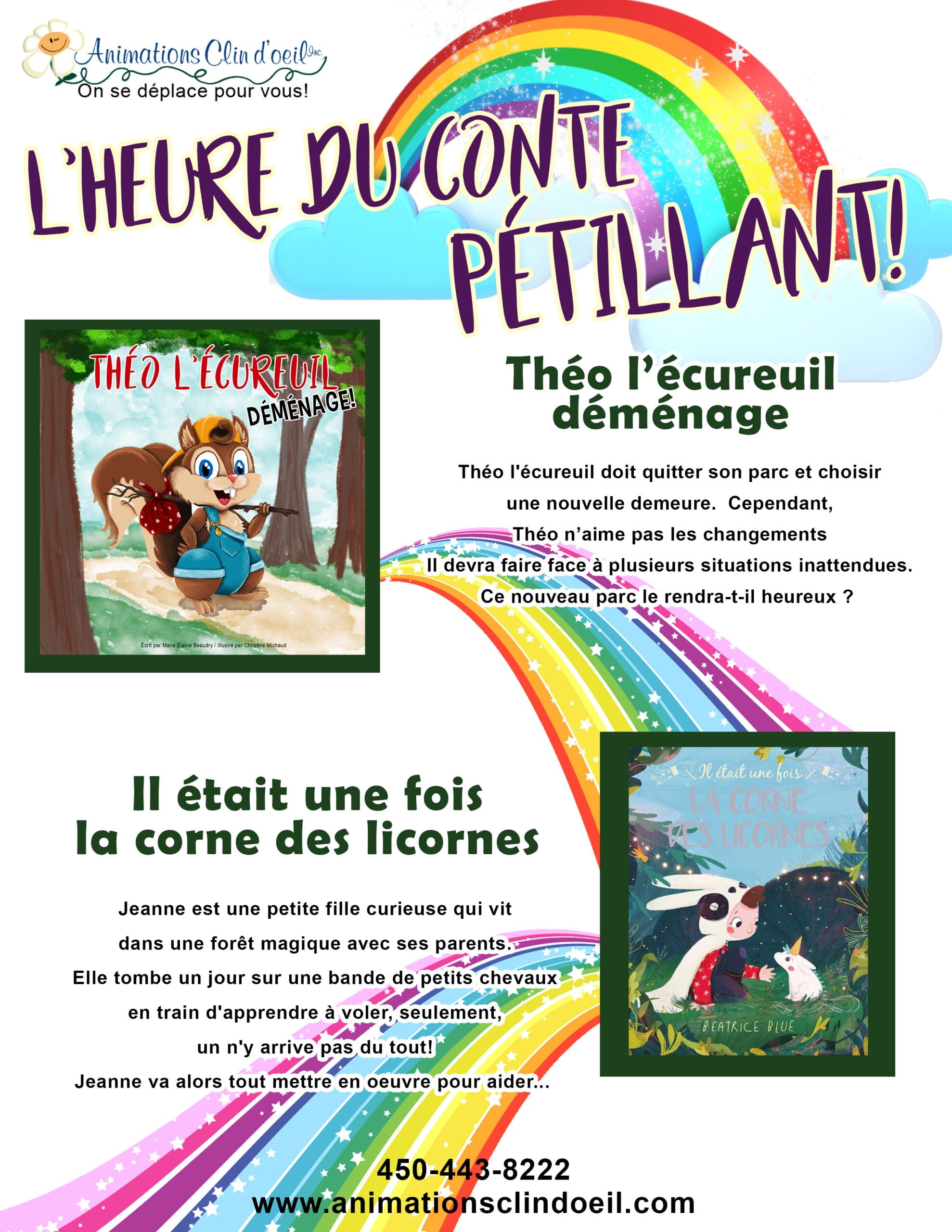 Heure du conte le samedi 11 mars – Ville de Carignan