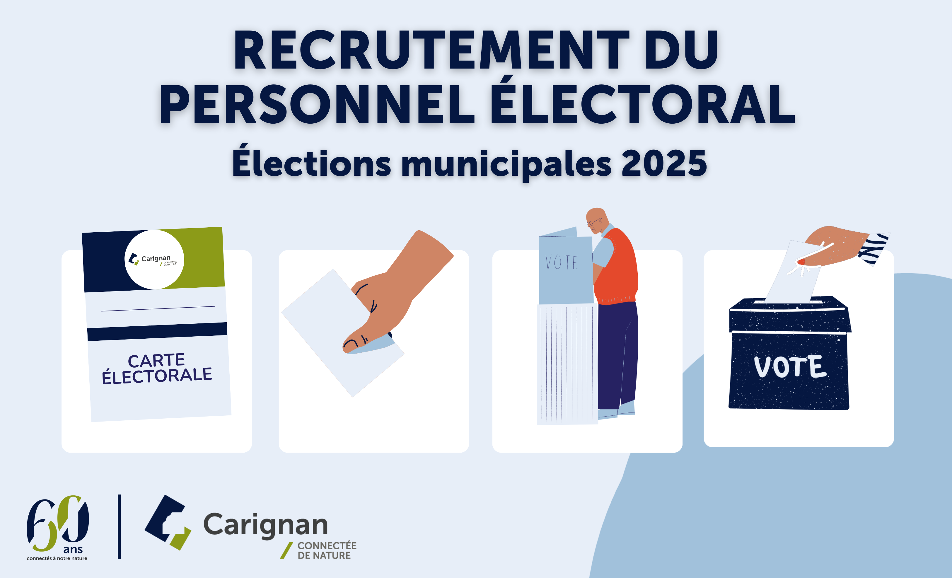 Recrutement du personnel électoral pour les élections municipales 2025 ...