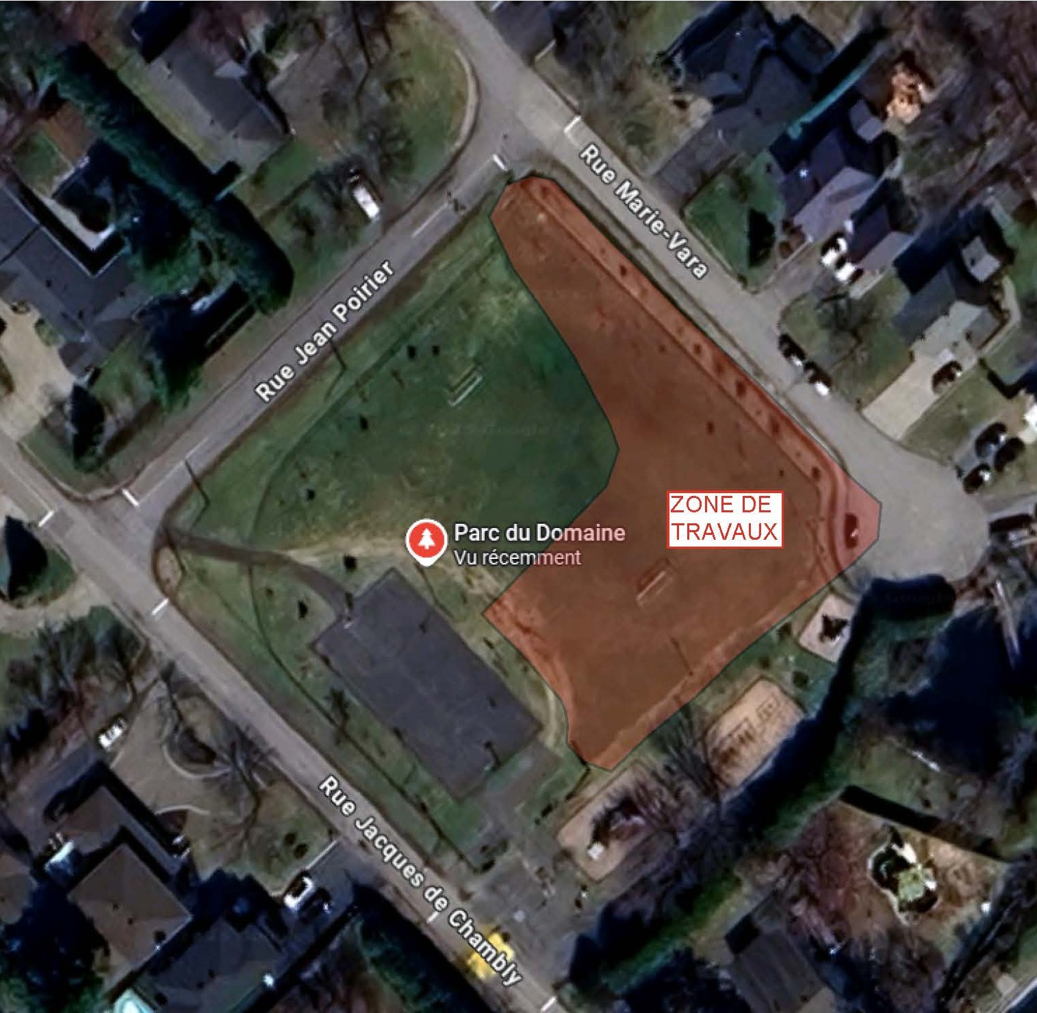 Début des travaux pour le nouveau terrain de pickleball au parc du ...