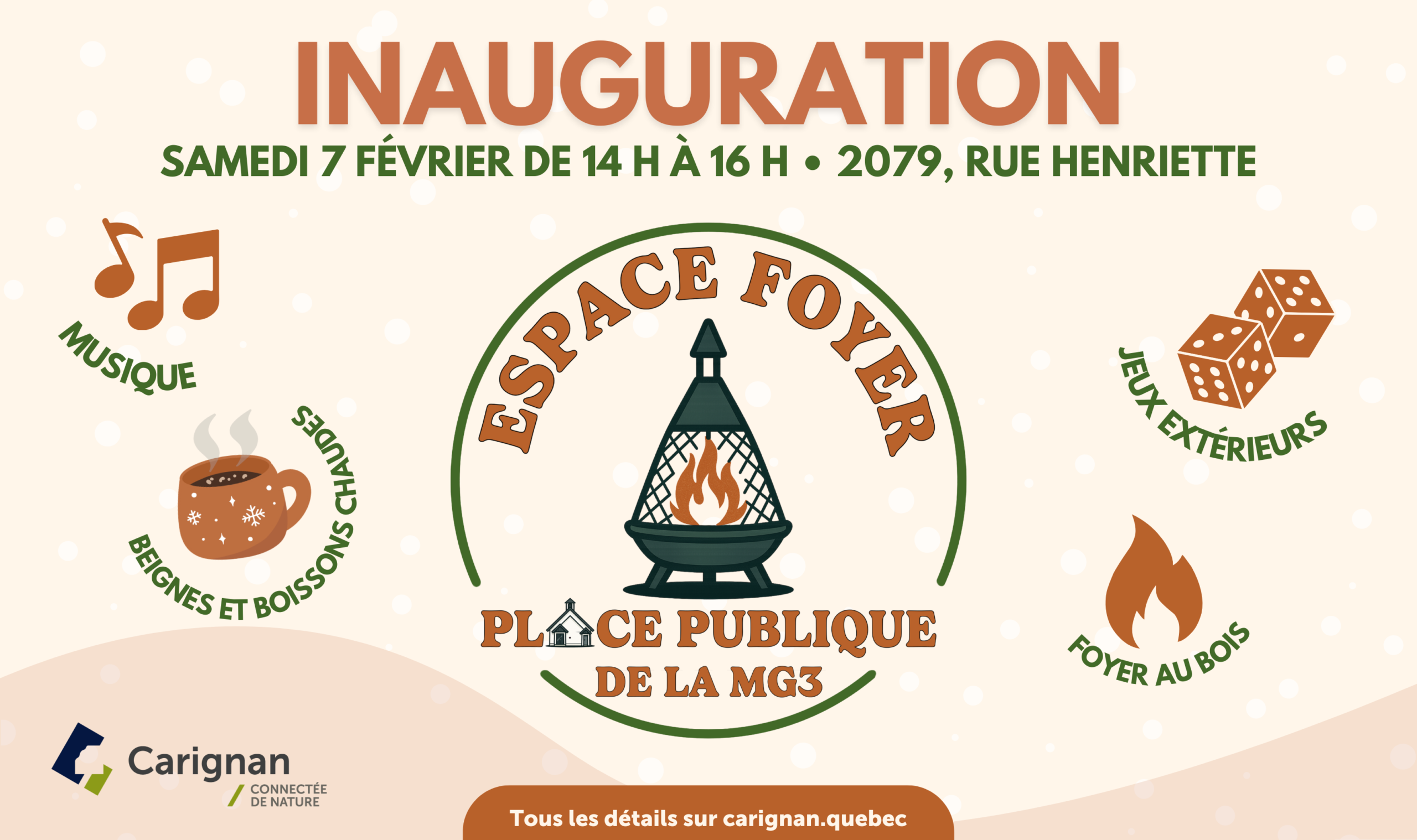 Inauguration officielle de l’Espace foyer à la place publique de la MG3 ...